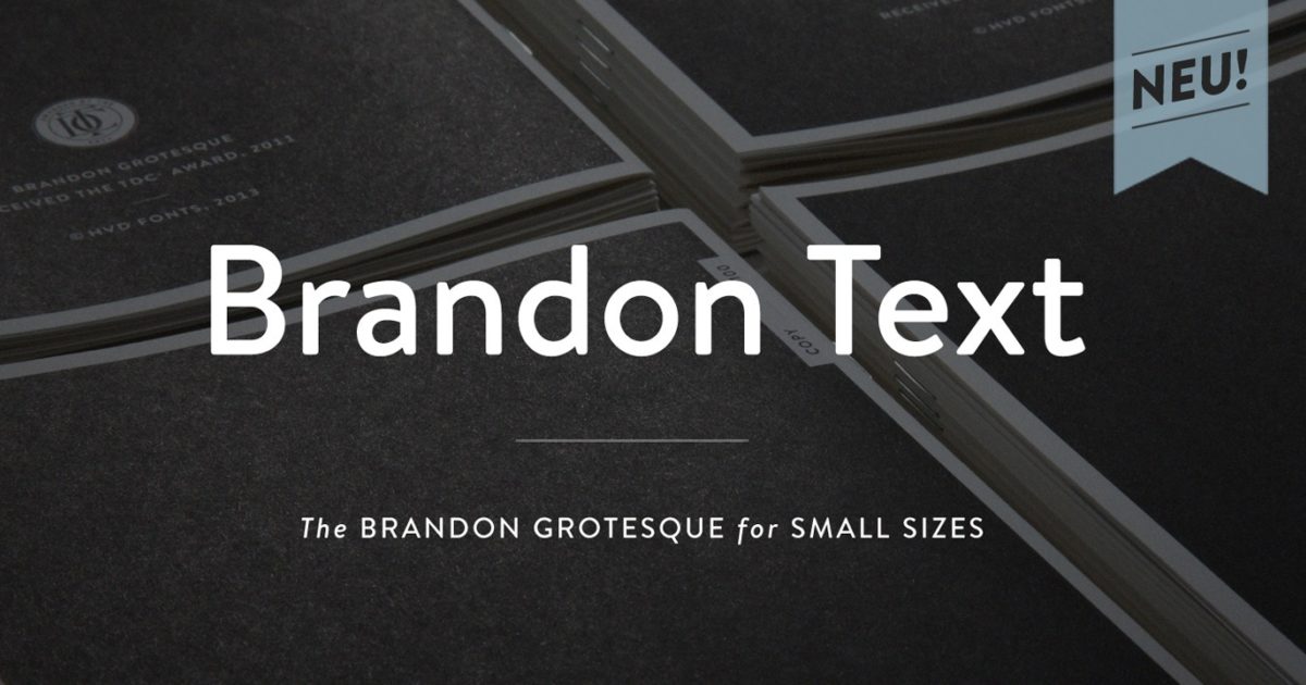 Brandon Text | HvD Fonts