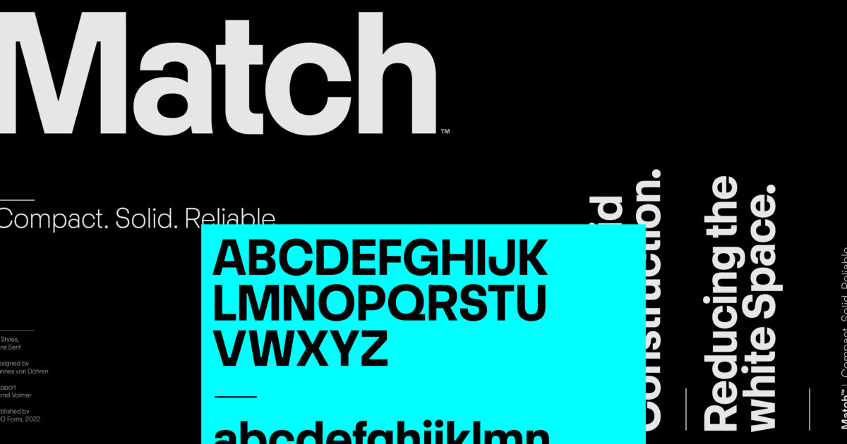 Match | HvD Fonts