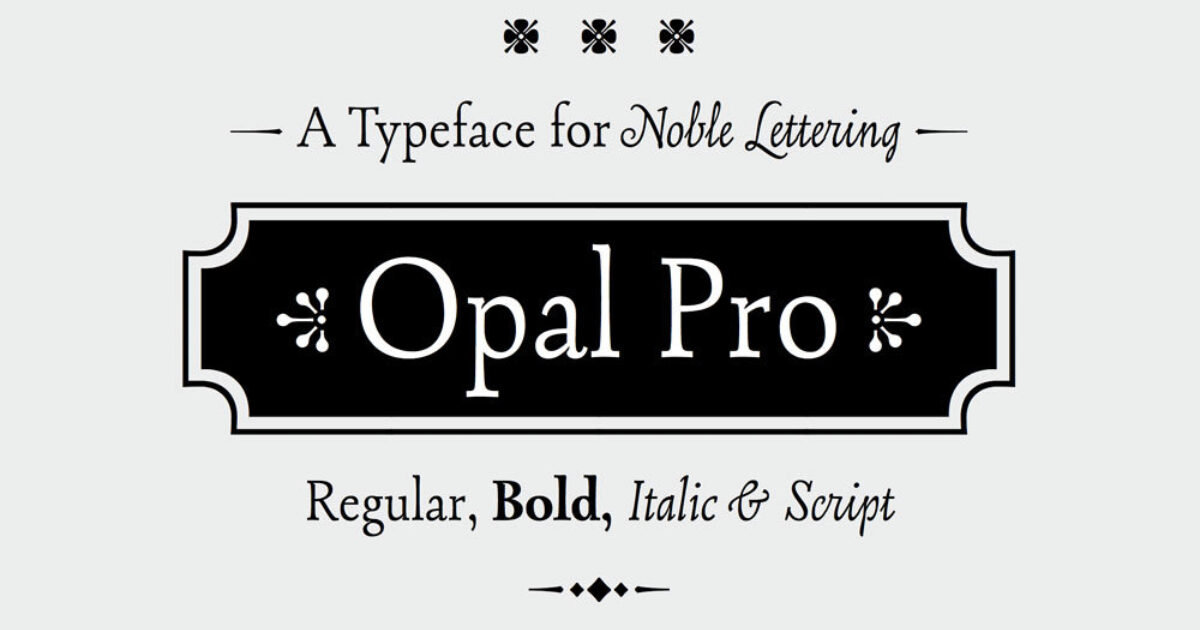 Opal | HvD Fonts
