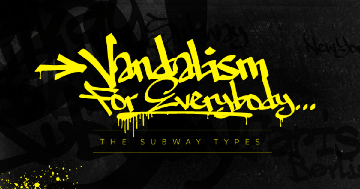 The Subway Types | HvD Fonts